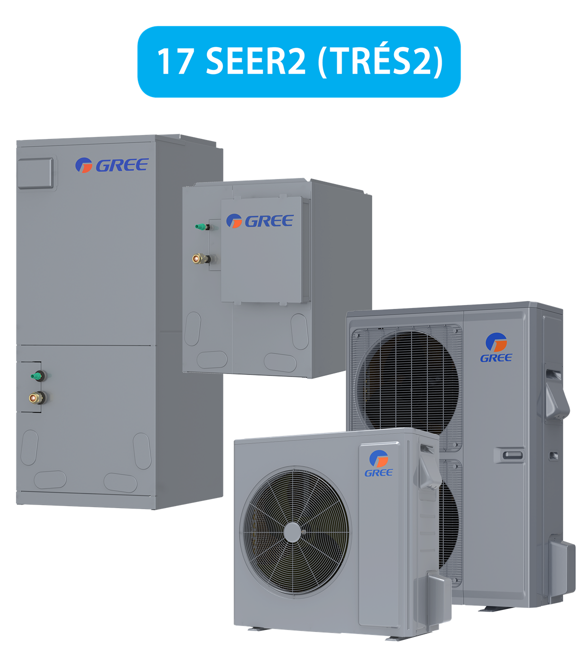 Thermopompe centrale pour réseau de conduits de 2 à 5 tonnes (Série Flexx R32) - Flexx R32 | Dettson